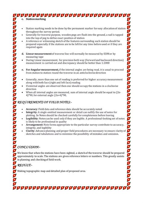 Tacheometry Survey Of Detailing Docx