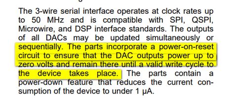 DAC DAC 刚上电时有概率不输出多次上电又会正常请问是什么原因 数据转换器论坛 数据转换器 E E 设计支持