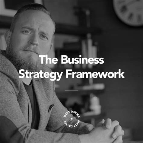 The Business Strategy Framework