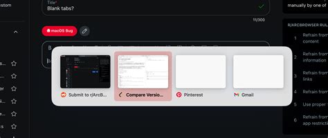 Blank Tabs R Arcbrowser