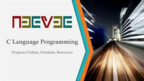 c language programming program outline schedule ppt