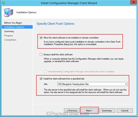 Configuration Manager 2012 R2 Client Installation