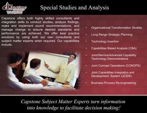 Capstone Capability Briefing Pptx