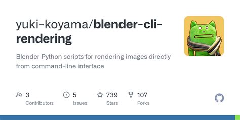 GitHub Yuki Koyama Blender Cli Rendering Blender Python Scripts For Rendering Images Directly