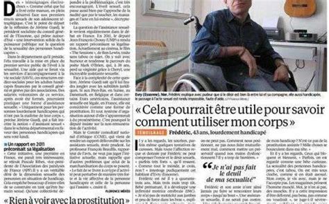 Le service d aide sexuelle a capoté Le Parisien