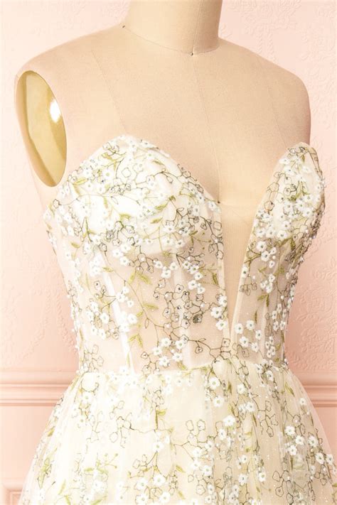 Melwyn Embroidered White Midi Dress Boutique 1861