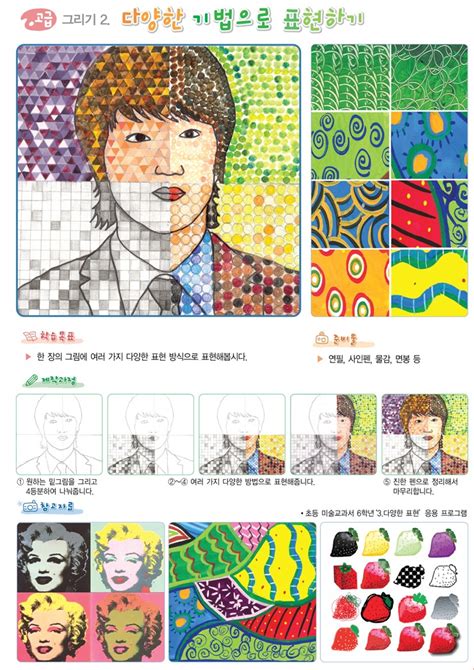 즐거운미술생각 다양한기법으로표현하기