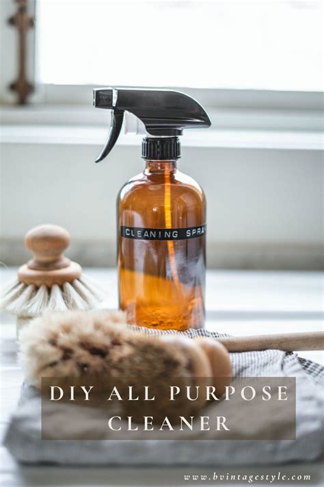 How To Make Homemade All Purpose Cleaner 2 Methods B Vintage Style