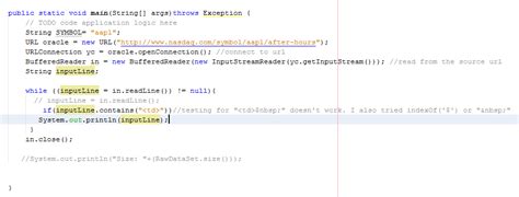 Html Web Scraping And Data Processing In Java Stack Overflow
