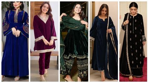 شیکترین و زیباترین لباس مخمل مجلسی دخترانه دیزاین پنجابی و گول Youtube