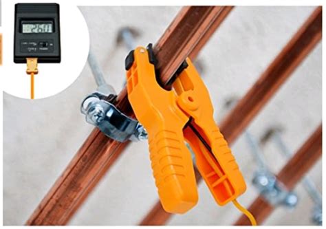 Pipe Clamp Thermometer Clip Precision Temperature Measurement