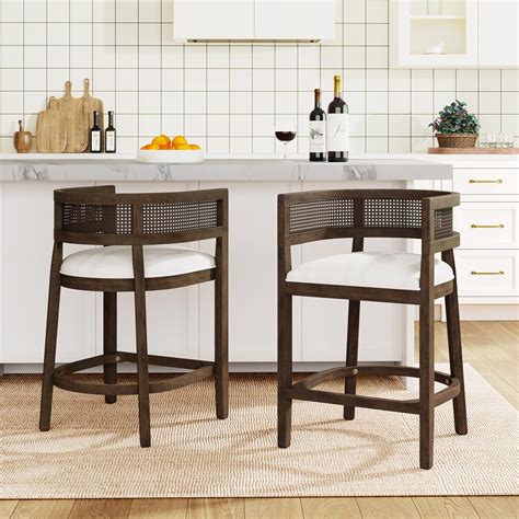 Christopher Knight Home Maida Wooden Counter Stool Set Of 2