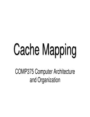 Fillable Online Cache Mapping Fax Email Print PdfFiller