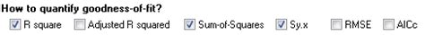 GraphPad Prism Curve Fitting Guide Diagnostics Tab