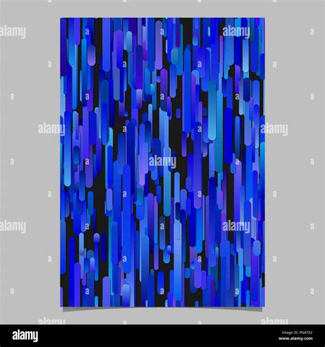 Blue Modern Abstract Gradient Vertical Rounded Stripe Pattern Poster Background Template Stock