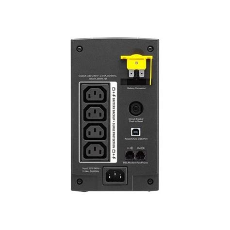 APC Back UPS 700VA 230V AVR IEC Sockets Enaa