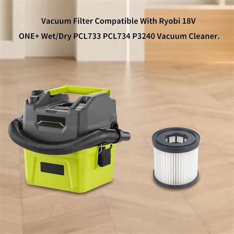 Cpai Replacement Filter For Ryobi 18v One Wetdry Vacuum Cleaner