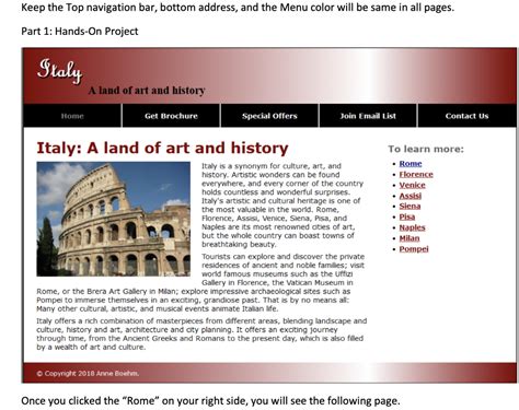 Solved Use Notepad For This Assignment A Html Tab And A Chegg