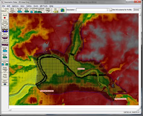 Hec Ras Model With 2d Mesh Only Kleinschmidt