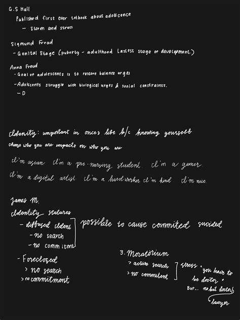 Psy 150 Human Development Notes 3 G Shall Published First Ever Txtbook About Adolscence