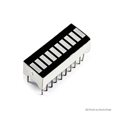 10 Segment Light Bar Graph Led Display Blue