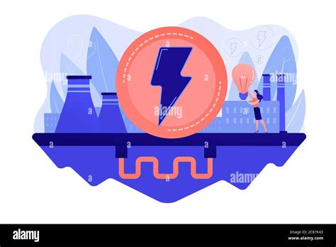 Geothermal Energy Concept Vector Illustration Stock Vector Image Art Alamy