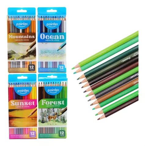 Colores Escolares Degradado Para Pintar Pointer X12 Mercadolibre
