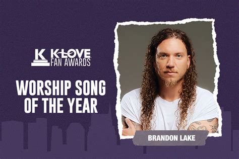 Brandon Lake Wins Worship Song Of The Year For ‘praise You Anywhere At