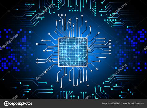 Circuit Board Chip Pattern Vector Illustration Stock Vector By Circuit Board Chip Pattern Vector Illustration Stock Vector By