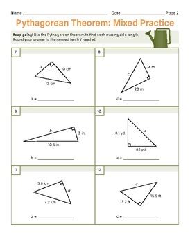 Pythagorean Theorem Mixed Practice By Belo Betty School TPT