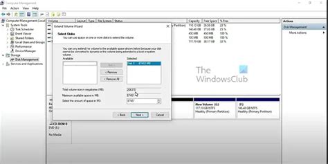 How To Allocate Unallocated Space In Windows 1110