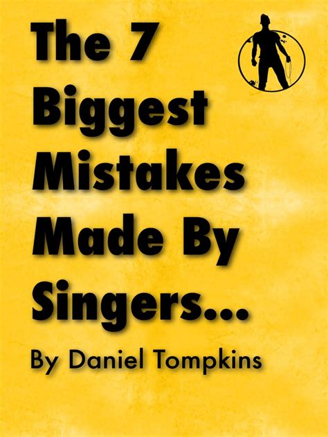 7 Biggest Mistakes Made By Singers Draft Pdf Singing Human Voice