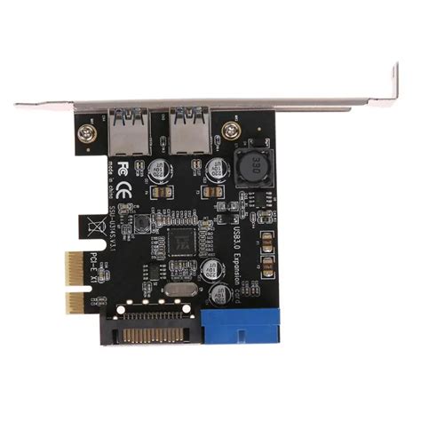 2 порта Usb 30 Pci E карта расширения Внешний Usb30 Pcie карта