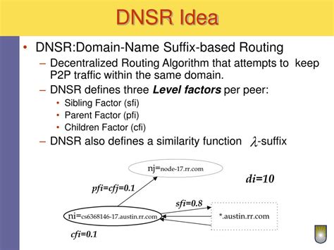 ppt dnsr d omain n ame s uffix based r outing in overlay networks