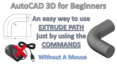 autocad 3d tutorial for beginners exercise 8 youtube
