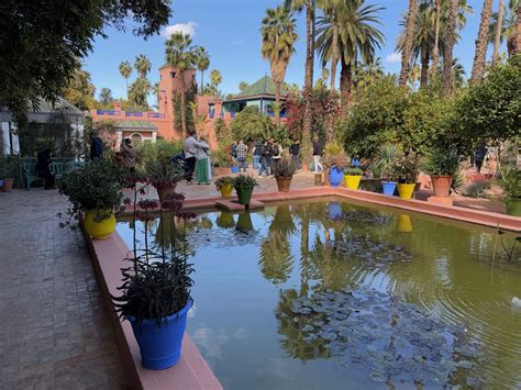 Le Jardin Majorelle Loasis Bleue De Marrakech Ahmontour