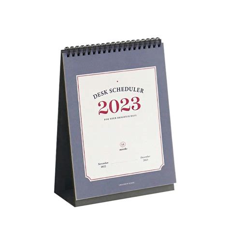 2023 데스크 스케줄러 1p 캘린더 카렌더 달력 탁상달력 예쁜달력 티몬