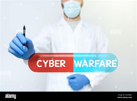 Inspiration Showing Sign Cyber Warfare Business Idea Virtual War Hackers System Attacks Digital