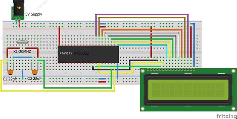 Microcontroller 8051 Lcd Interfacing With At89s52 Microcontroller