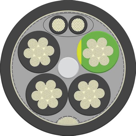 4 Conductor 1 Pair Vfd Servo Cable Xlpe Insulation 1000v