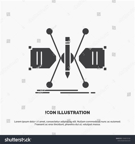 Architect Constructing Grid Sketch Structure Icon Stock Vector Royalty