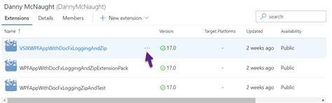 Marketplace Visual Studio Extensibility Cookbook