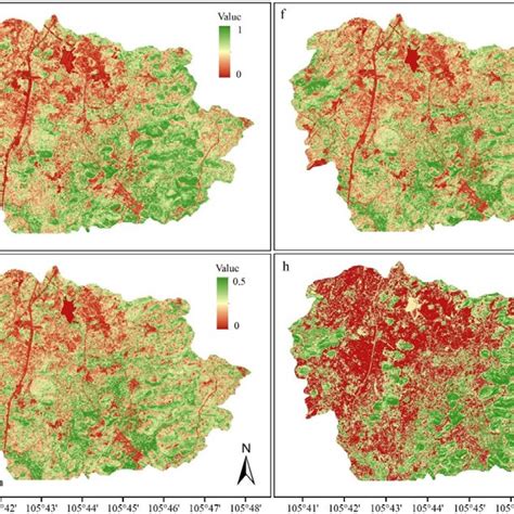 Spatial Distribution Patterns Of Vegetation Indices And Agb Download Scientific Diagram