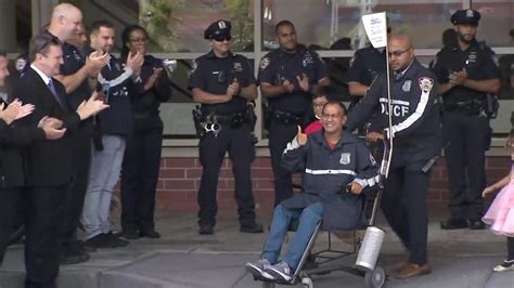 Nypd Officer Muhammed Chowdhury Leaves Hospital After Being Attacked While Jogging Off Duty In