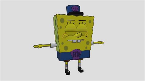 Tscp Spongebob Hm Costume Download Free 3d Model By Smf Features Developed From Cheryl