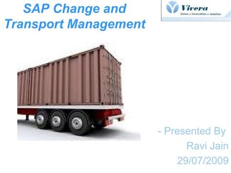 Sap Transport System Step By Step Guide From Concept To Practical