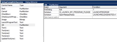 Windows Installer Execute A Custom Action From User Interaction In InstallShield Basic MSI
