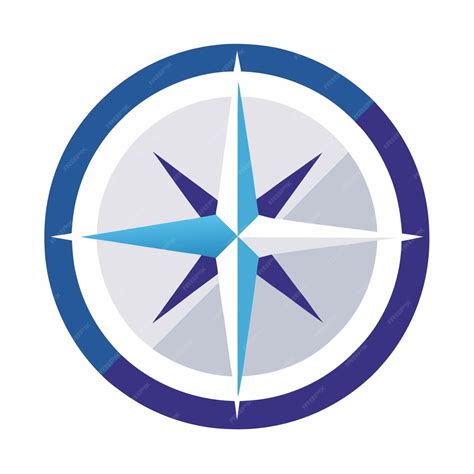 Modern Compass Icon Vector Design Premium Ai Generated Vector