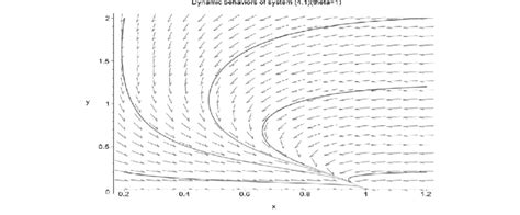 numeric simulations of system 4 1 with h ¼ 1 and m ¼ 2 3 the