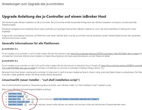Gelöst Update Js Controller Geht Nicht